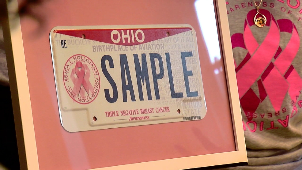 Mother launches first Ohio license plate for Triple Negative Breast ...