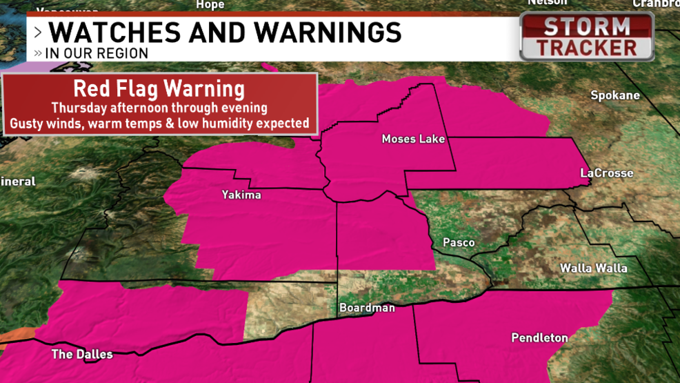 National Weather Service issues Red Flag Warning for Thursday | KEPR