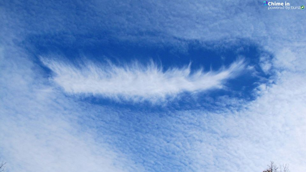 Feather-like clouds float across the sky | WWMT