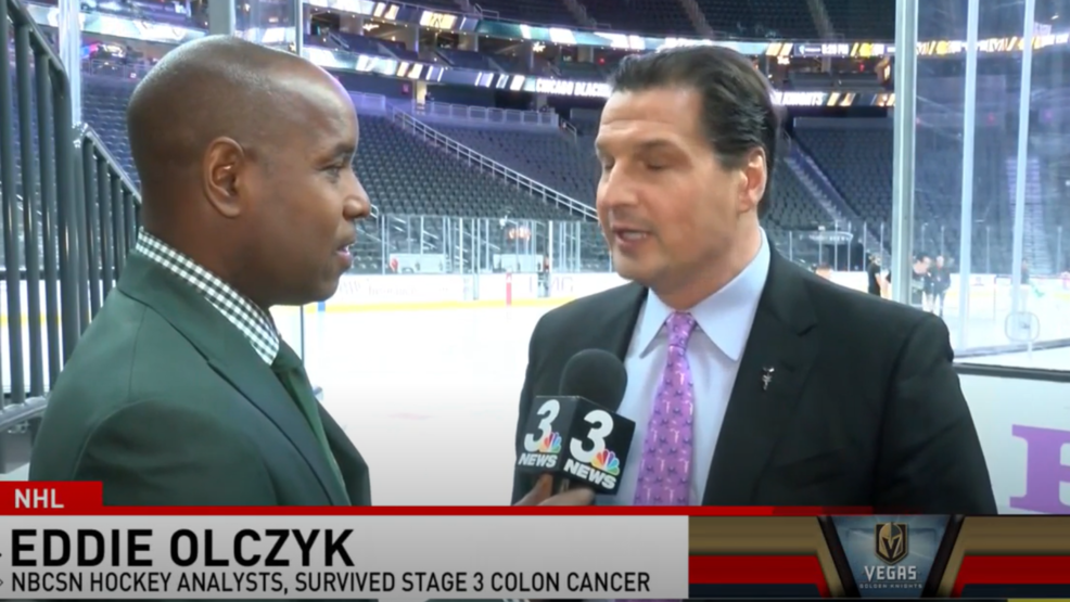 NBCSN NHL analyst Eddie Olczyk previews Golden Knights/Blackhawks | KSNV